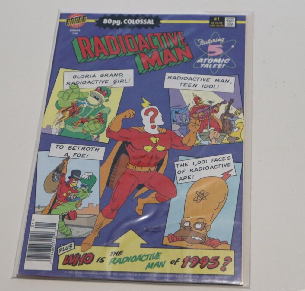 Radioactive Man Colossal #1 5 Atomic Tales 1995 Bongo Comics Group | Comic Books - Modern Age ...