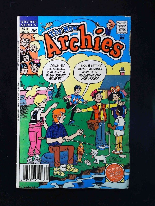 New Archies #8 Archie Comics 1988 Vg/Fn Newsstand | Comic Books ...