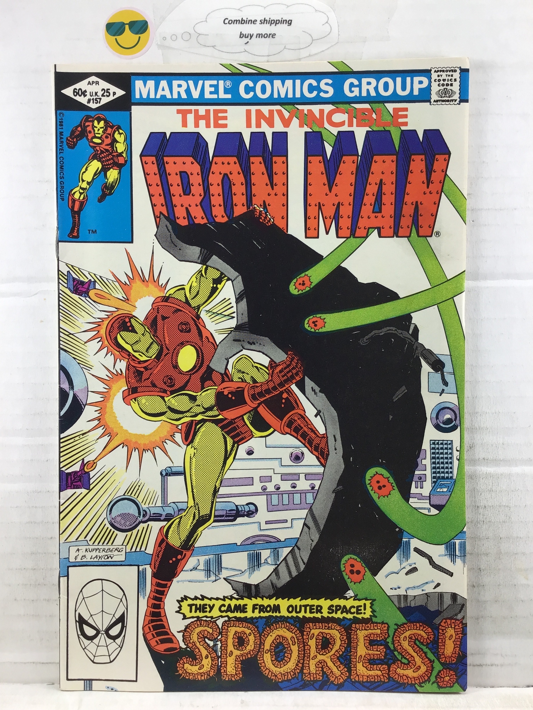 Iron Man #157 (1982) Spores | Comic Books - Bronze Age, Marvel / HipComic