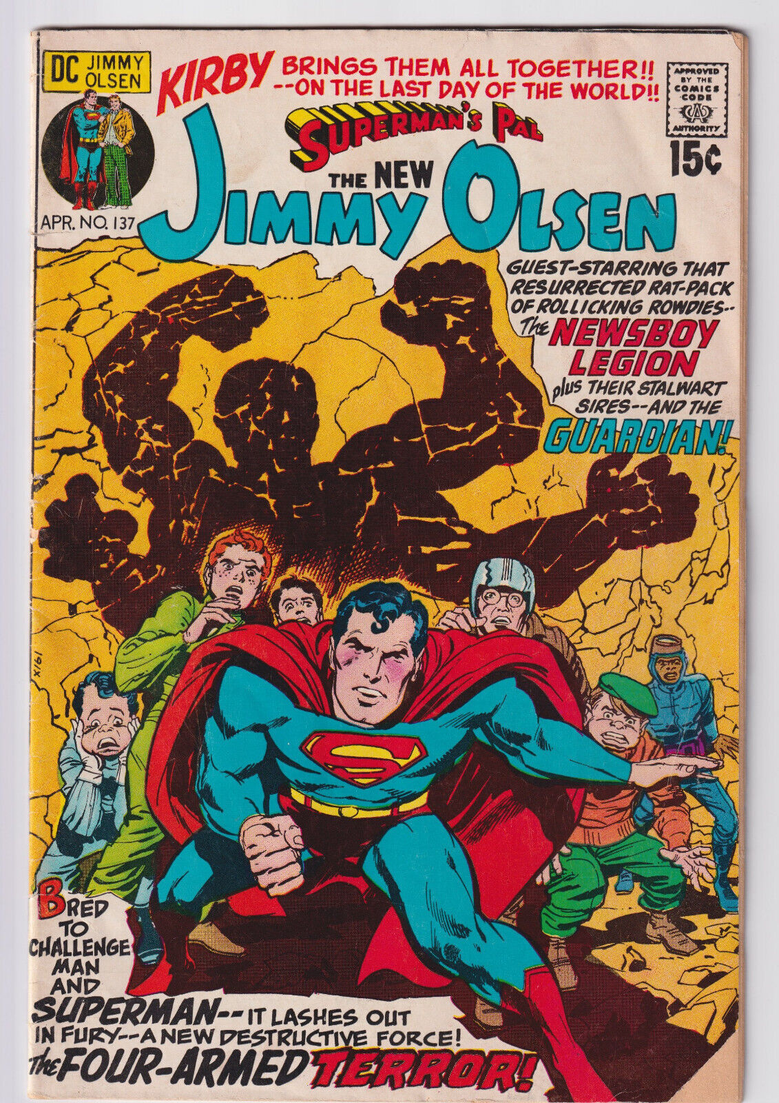 DC Comics! Superman's Pal Jimmy Olsen #137! | Comic Books - Bronze Age ...