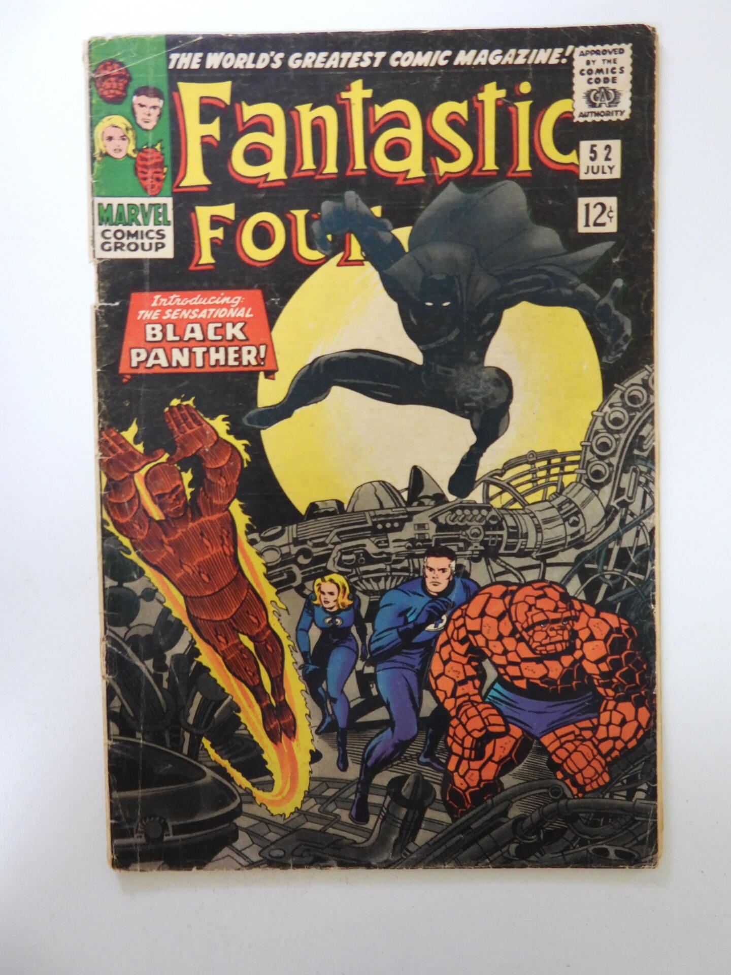 Fantastic Four #52 1st Black Panther Poor see description | Comic Books ...