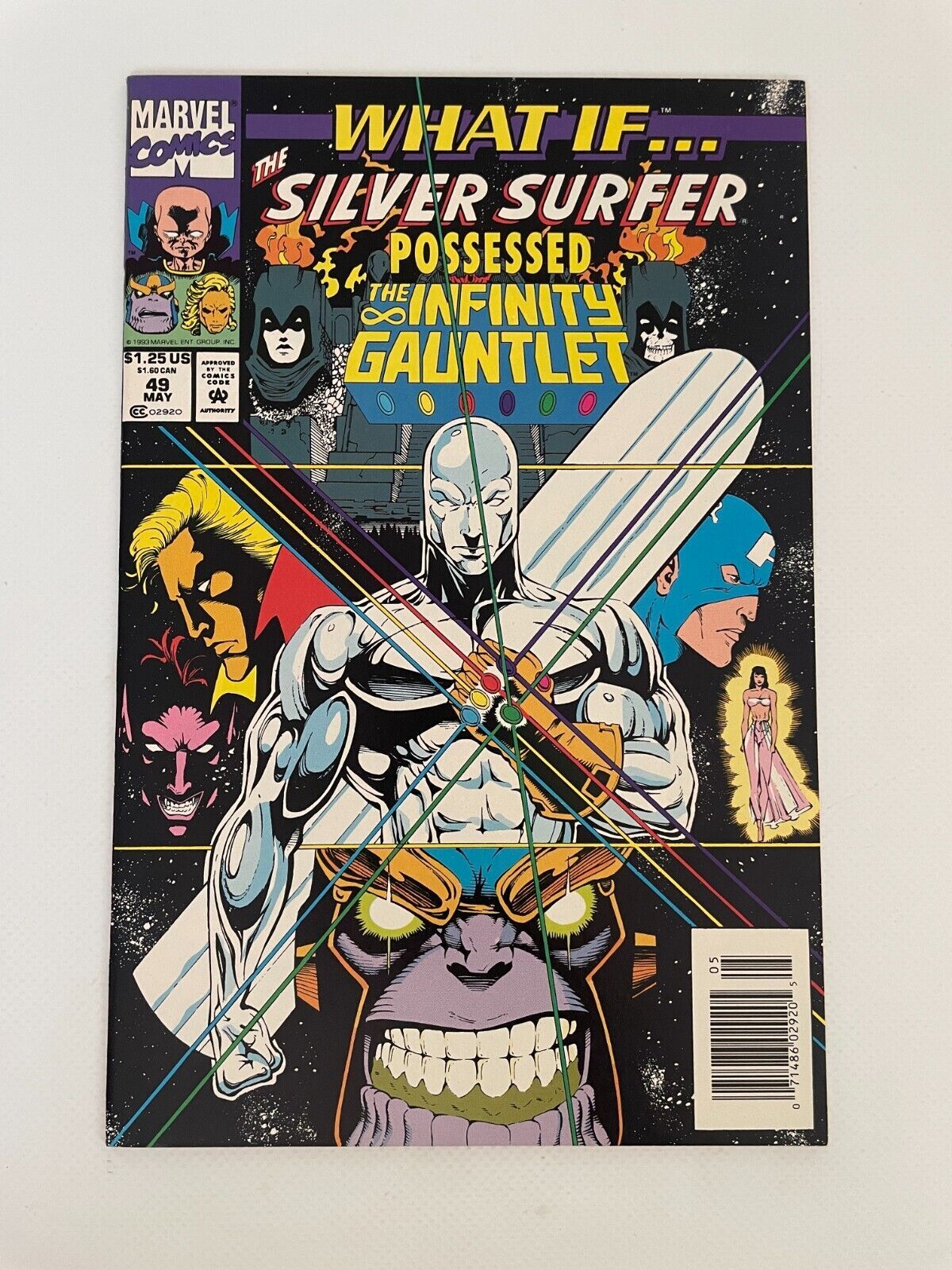 What If ? # 49 NM Marvel Comic Silver Surfer Possessed Infinity ...
