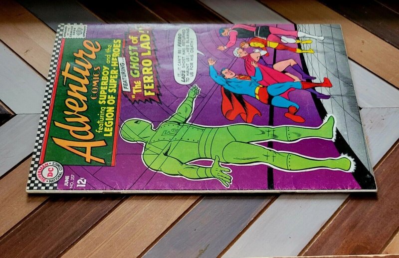 Adventure Comics #357 VG/FN (DC 1967) SUPERBOY, 1st CONTROLLERS, LEGION ...