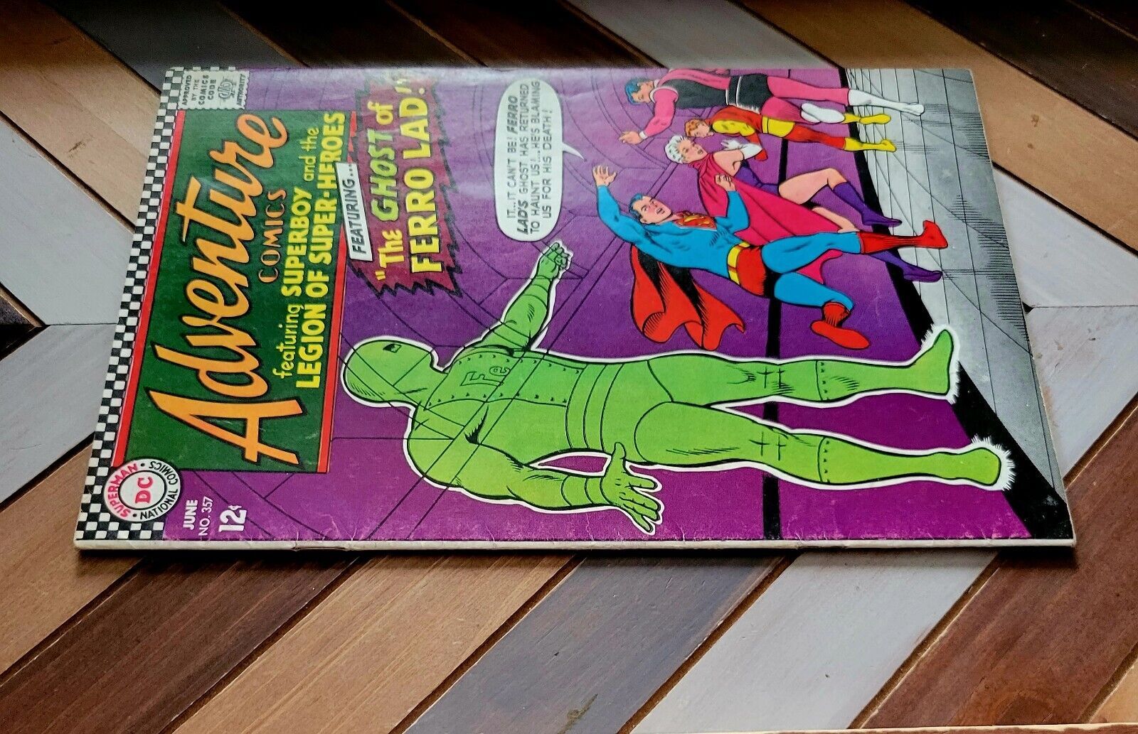 Adventure Comics #357 VG/FN (DC 1967) SUPERBOY, 1st CONTROLLERS, LEGION ...
