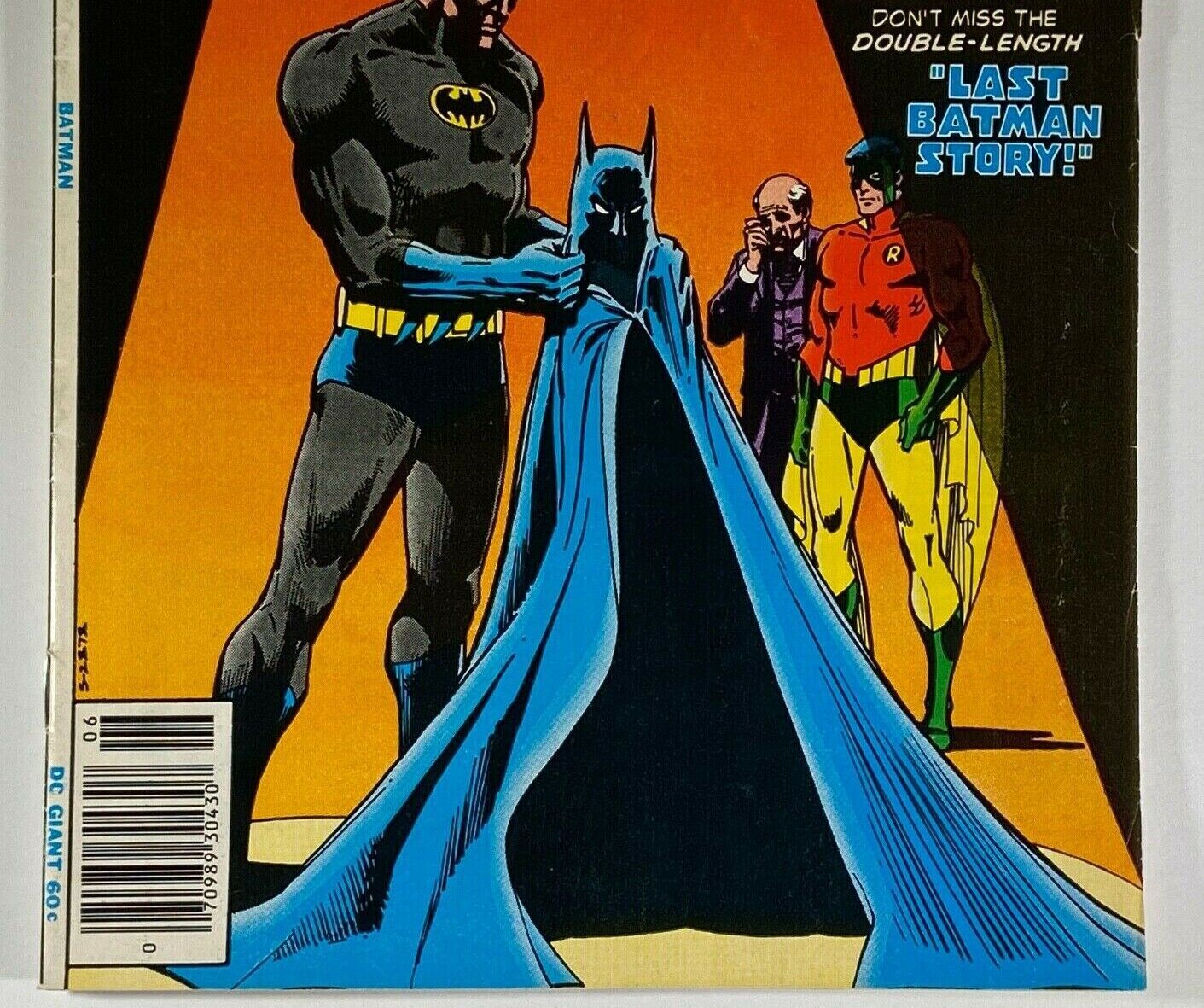 Batman #300 Giant Anniversary Issue Walt Simonson 1978 DC Comics ...