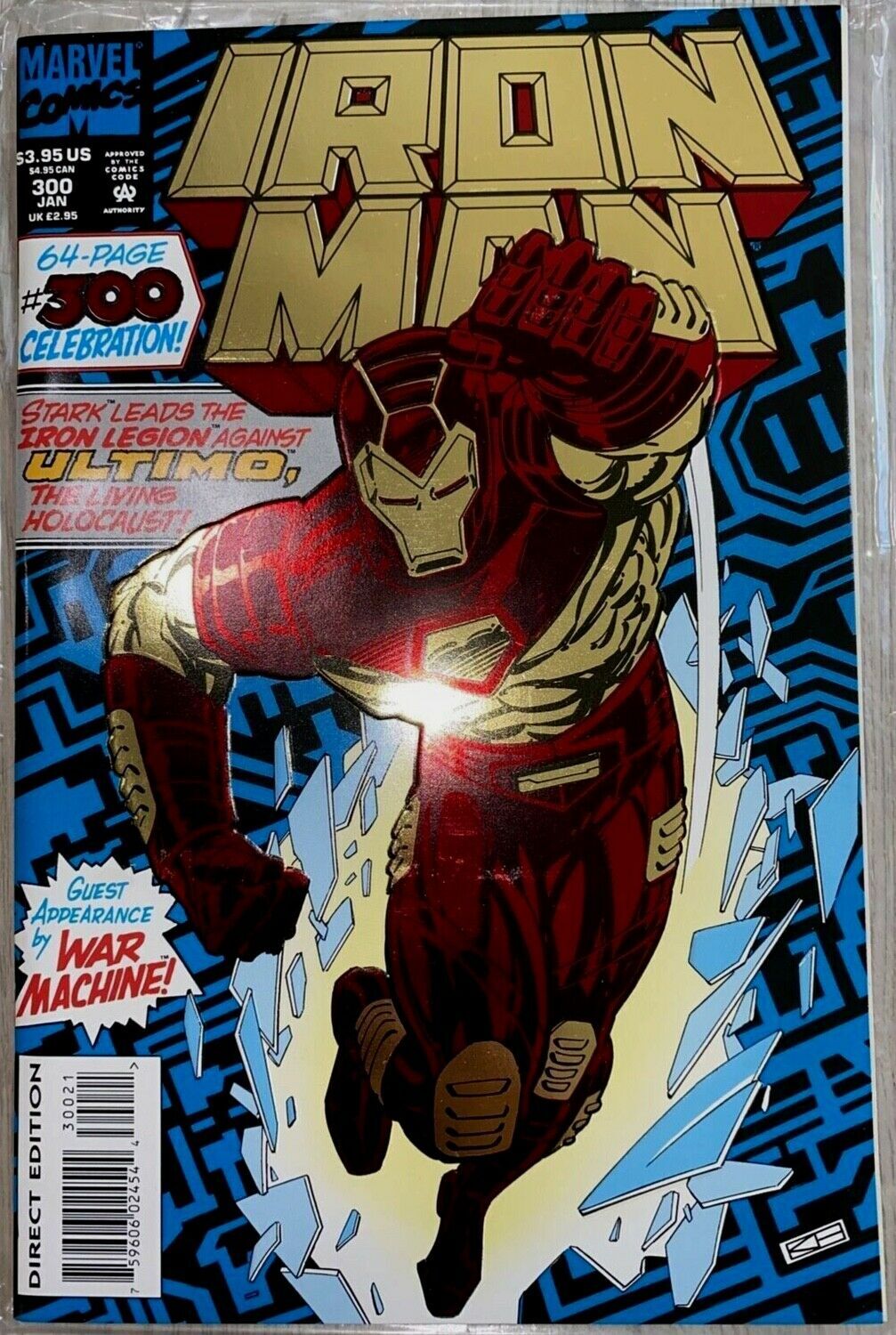 Iron Man Comic Book Page