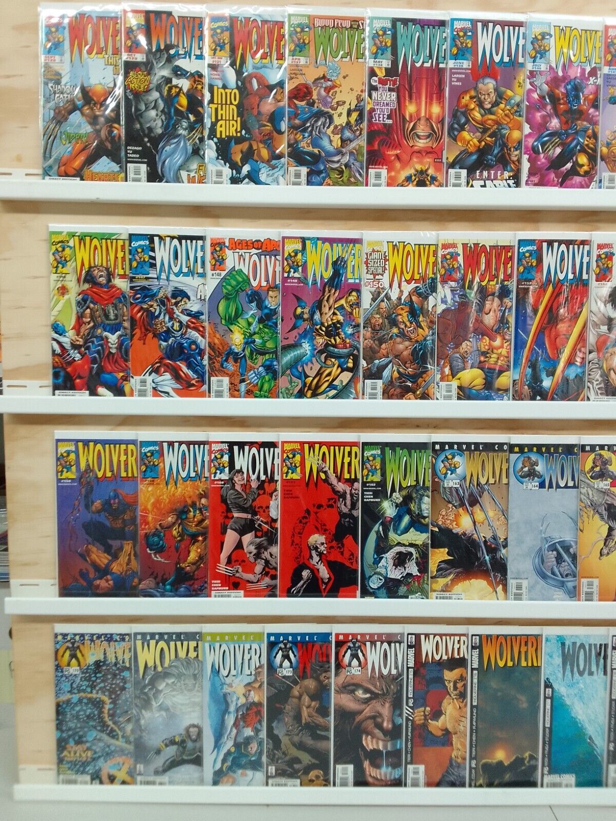 Marvel Wolverine # 128 - 182 Run Missing # 132- 136 Includes #131 ...