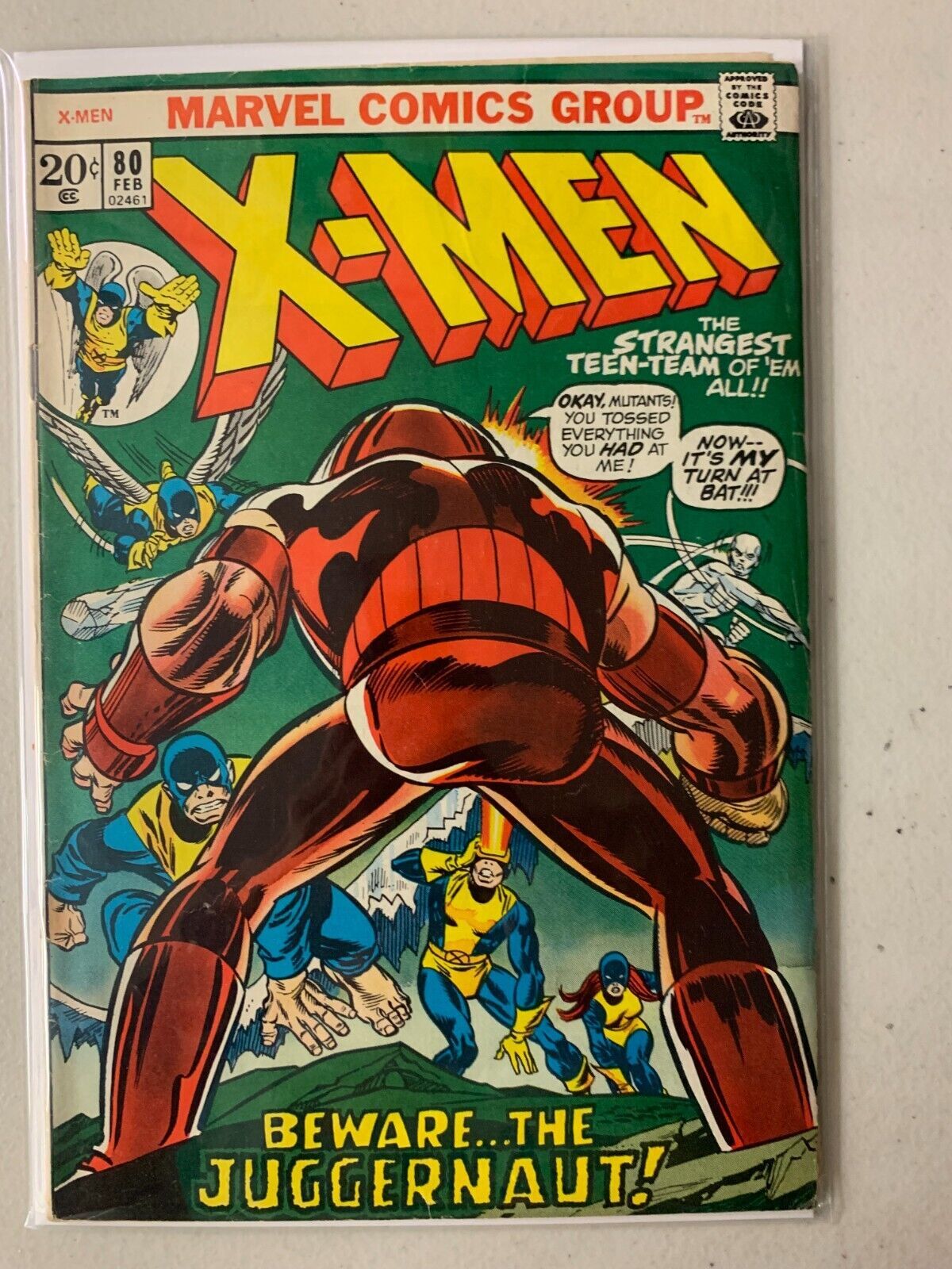 Uncanny X-Men #80 Juggernaut 5.0 (1973) | Comic Books - Bronze Age ...