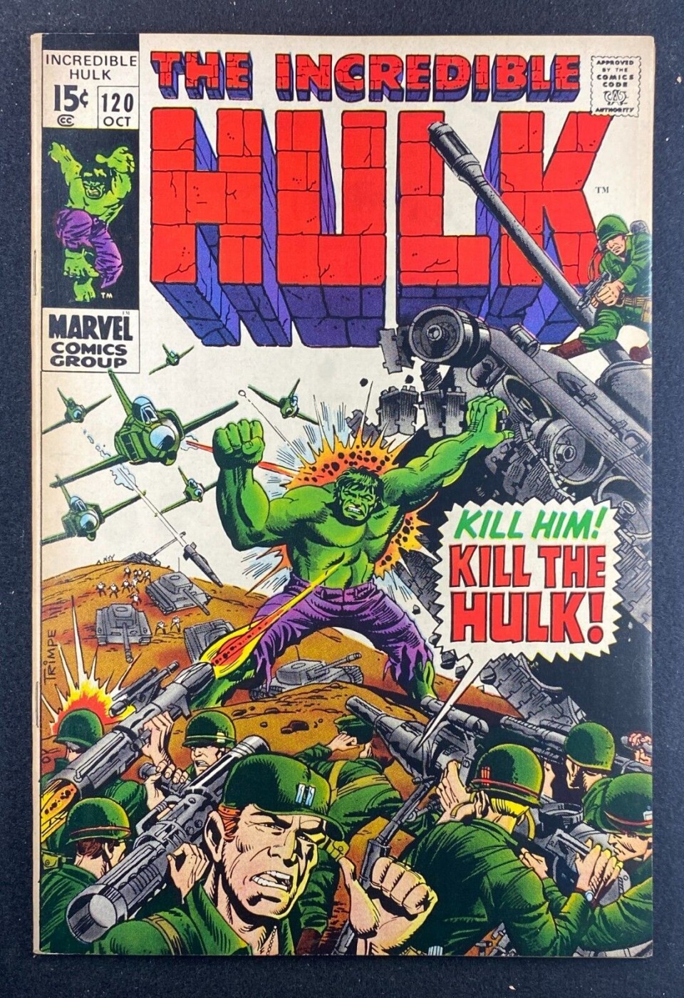 Incredible Hulk (1968) #120 VF (8.0) League of Evil Inhumans ...