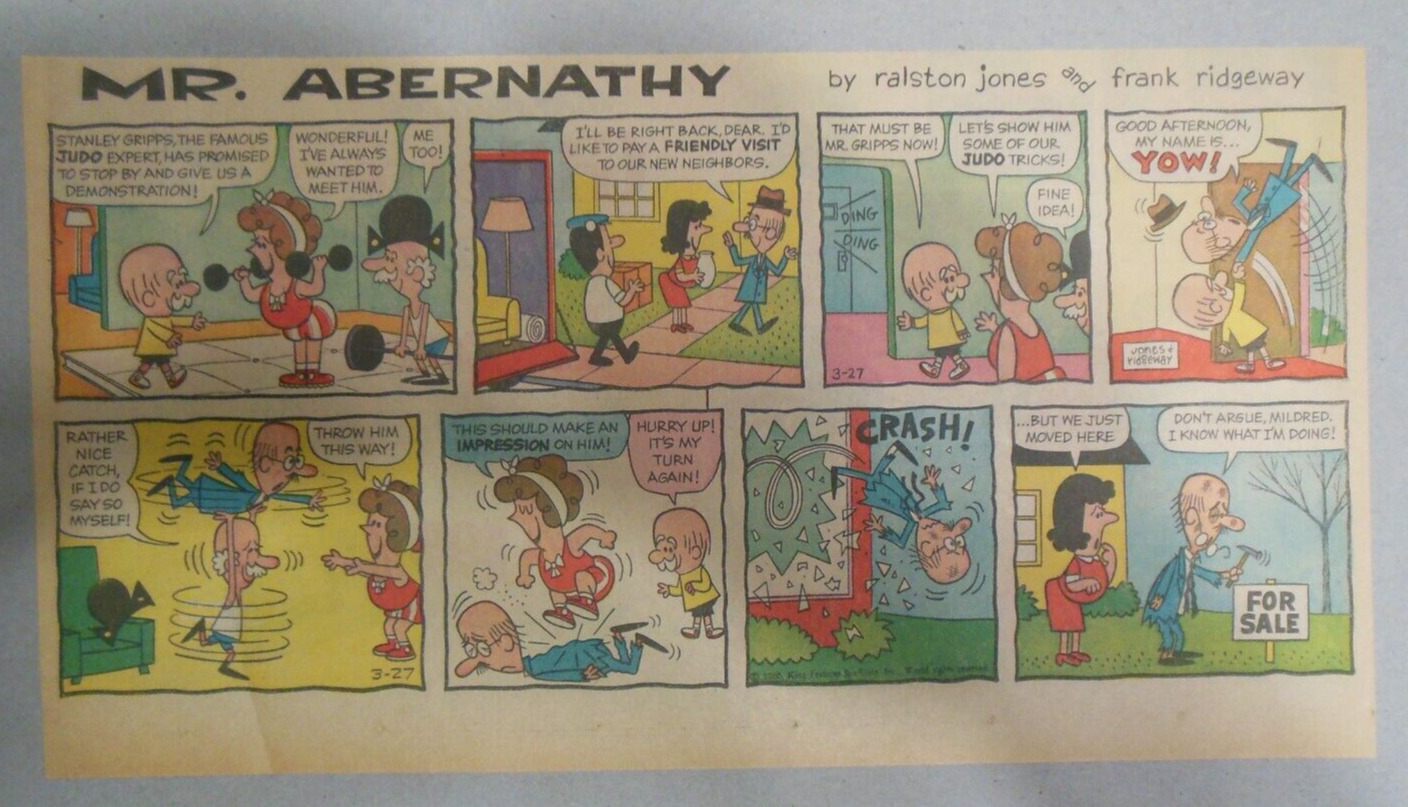 (13) Mr. Abernathy Sundays by Frank Ridgeway from 1960 Size: 7.5 x 15 ...