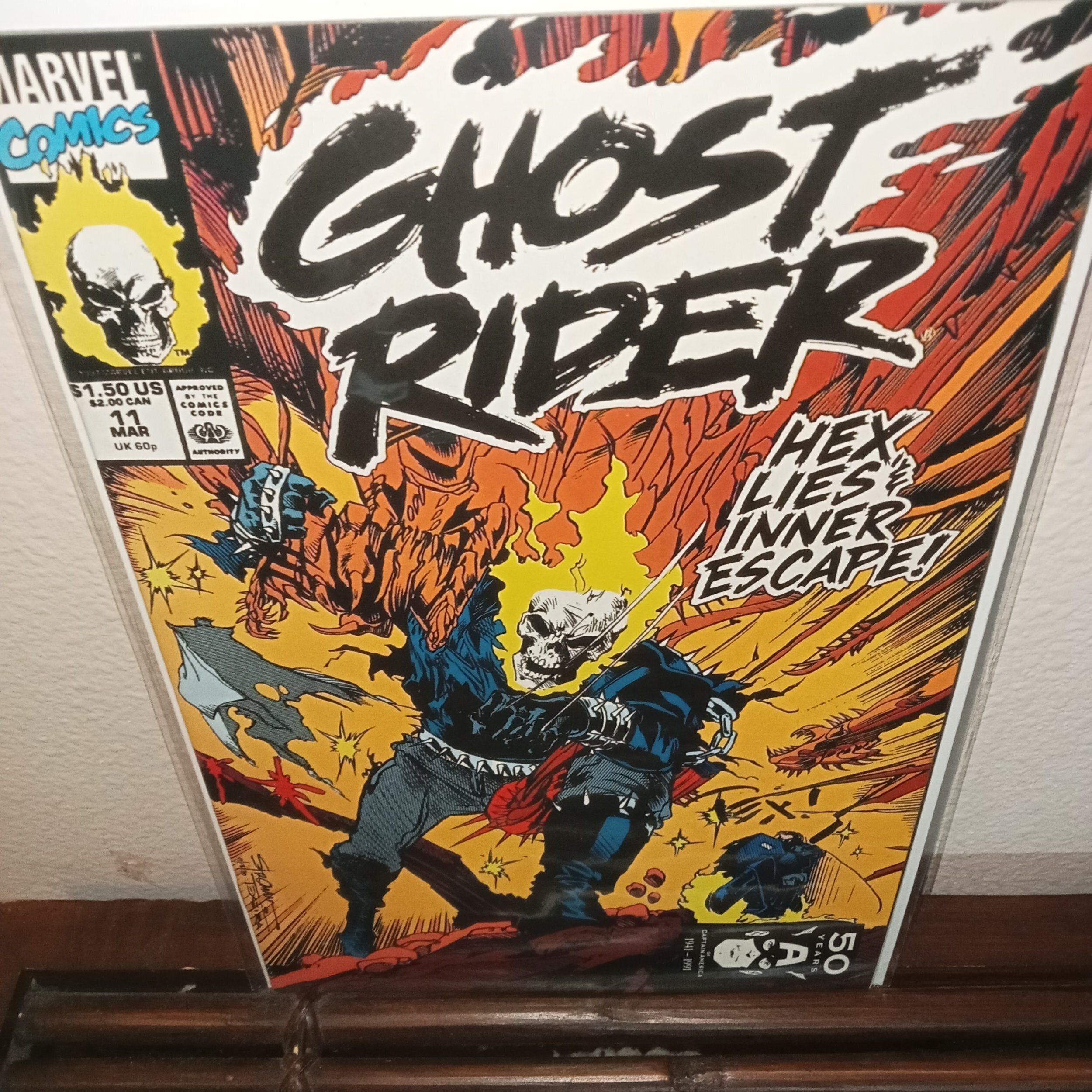 Ghost Rider #11(1991) Signed by Mark Texiera With COA | Comic Books ...