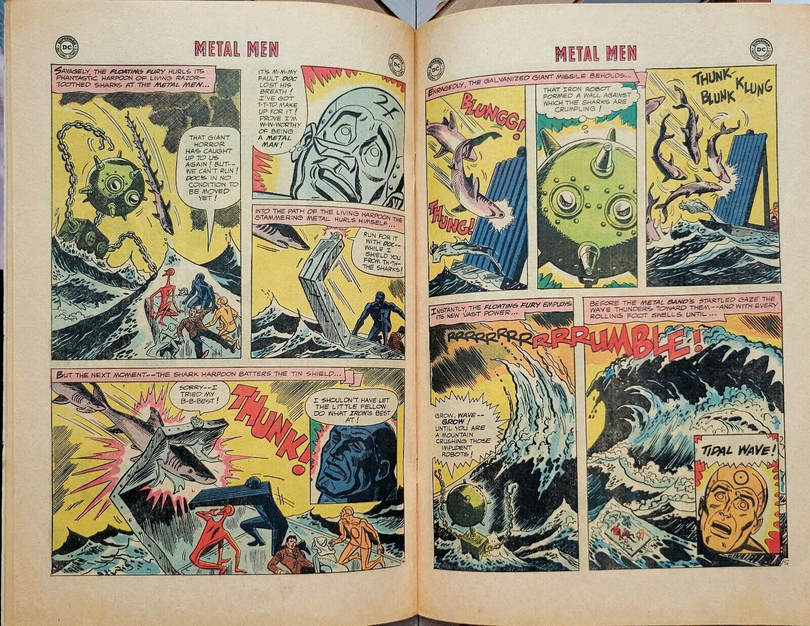 Metal MEN #11 VG (DC 1965) Nice Silver Age "The Floating Furies" Ft DOC ...