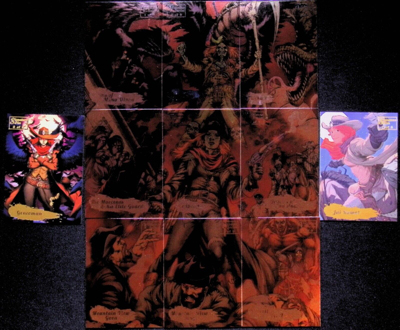 THE FEW AND CURSED Comic Cards Set Kickstarter Premium Felipe Cagno 11 ...