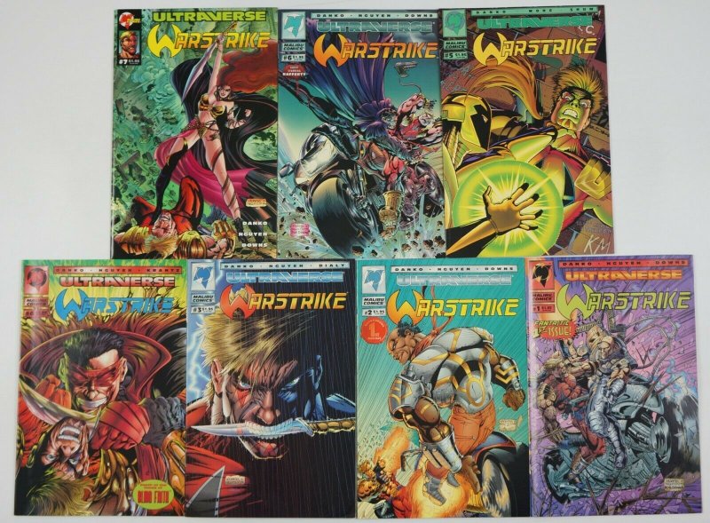 Warstrike #1-7 VF/NM complete series - malibu ultraverse - mantra ...