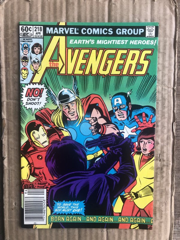 The Avengers #218 Newsstand Edition (1982) | Comic Books - Bronze Age ...