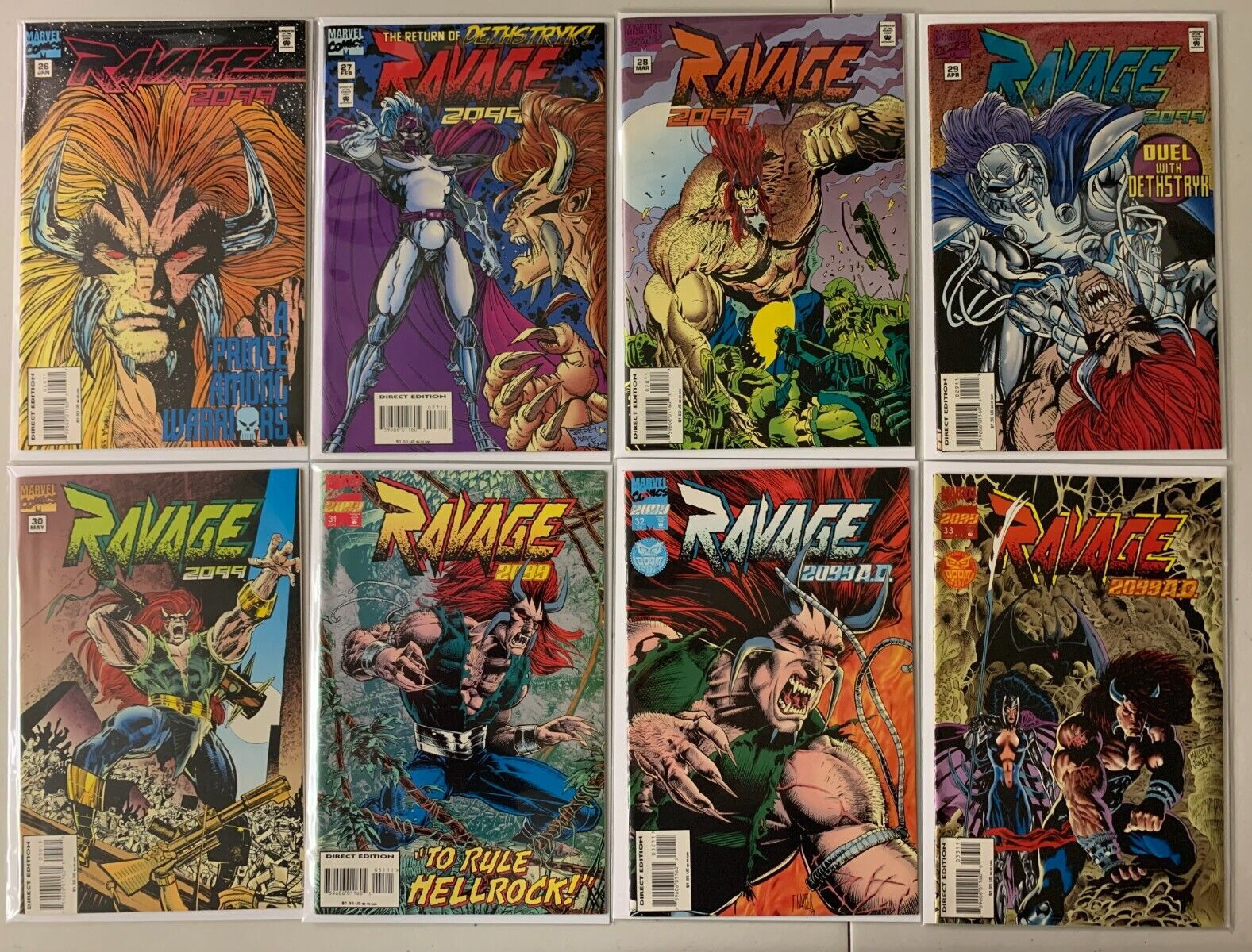 Ravage 2099 lot #1-33 but missing #16 Marvel 32 books 8.0 VF (1992 to ...