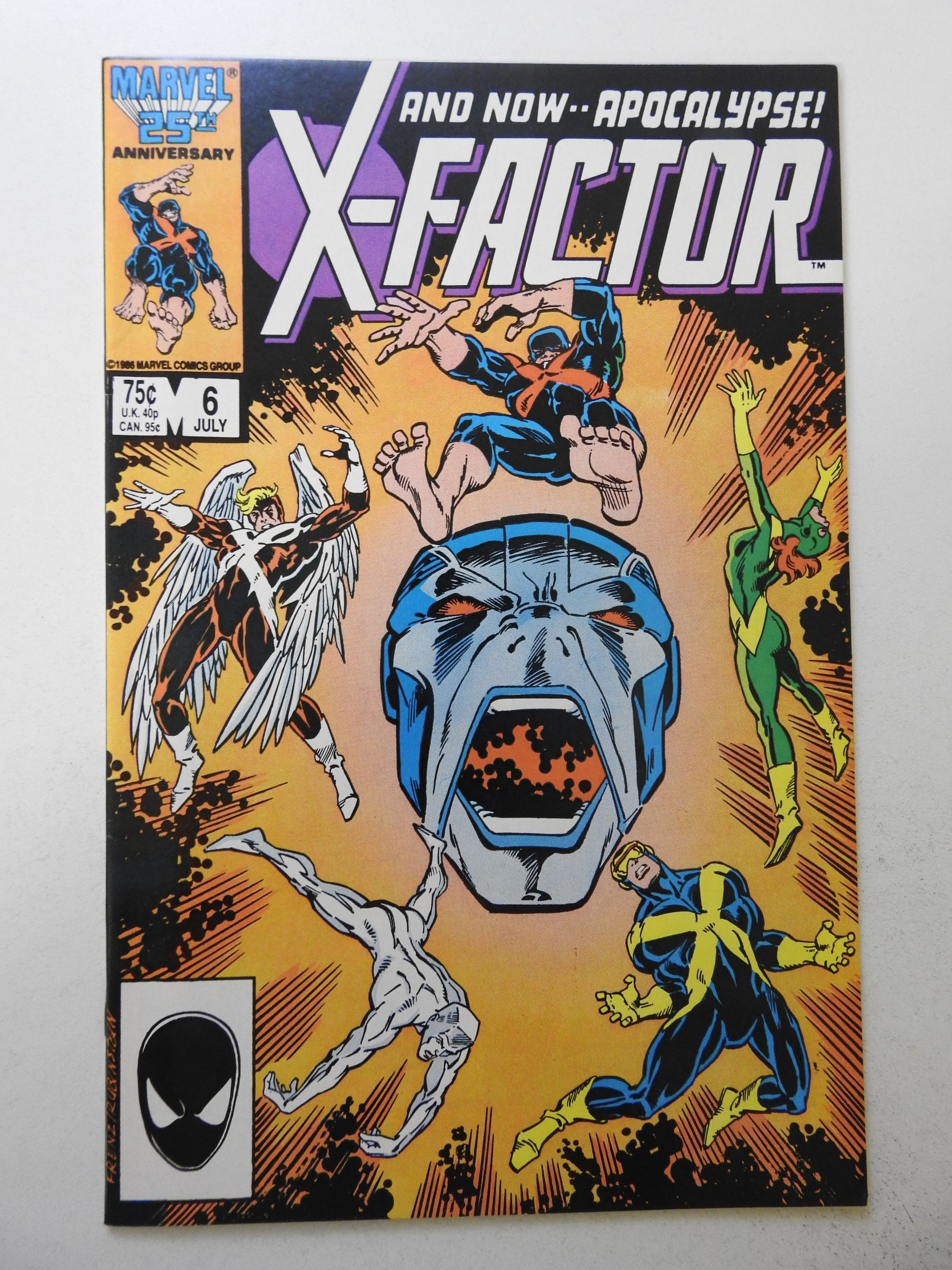 X-Factor #6 (1986) VF+ Condition! 1st Full Appearance of Apocalypse ...