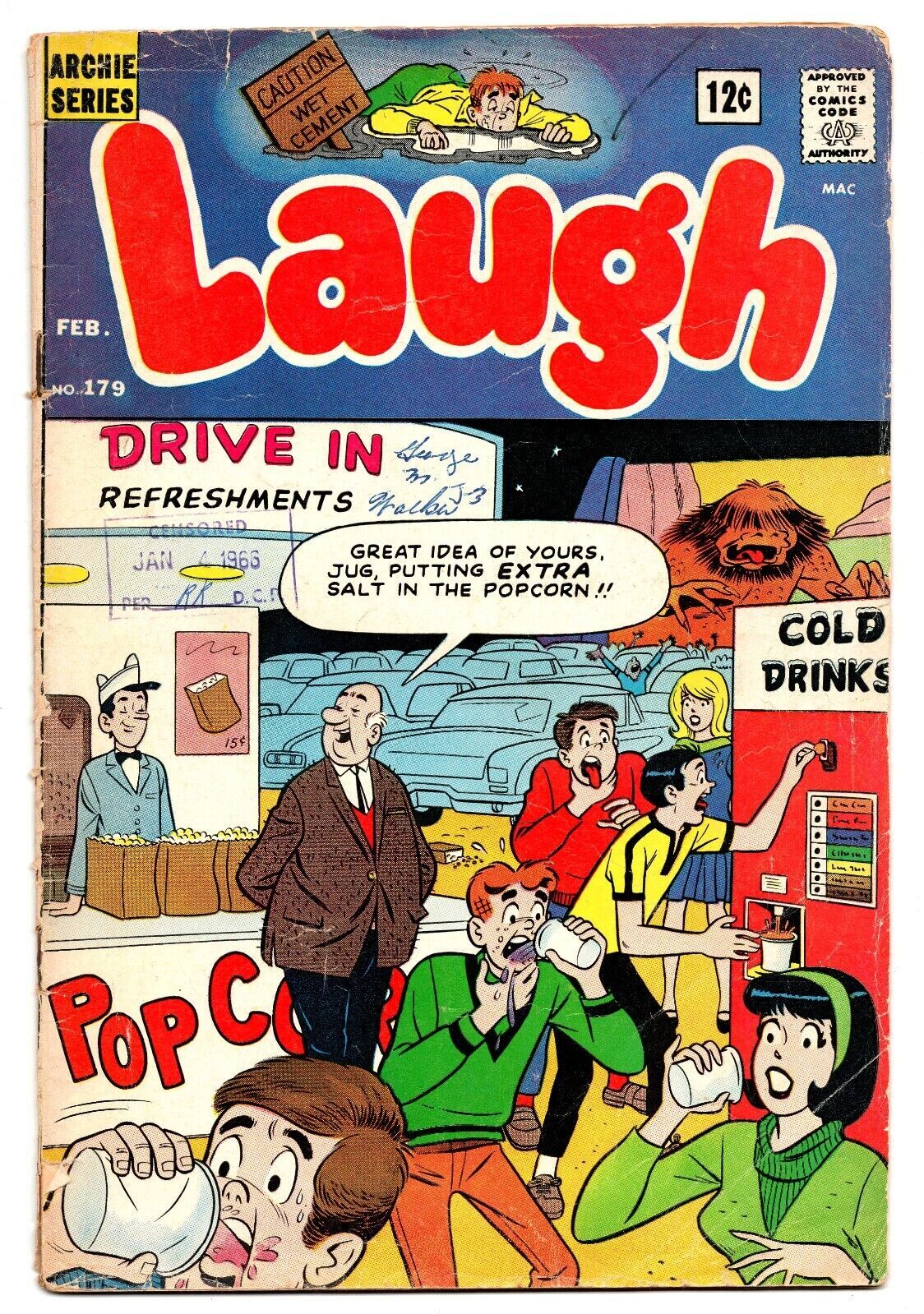 Laugh #179 VINTAGE 1966 Archie Comics Dan Decarlo | Comic Books ...