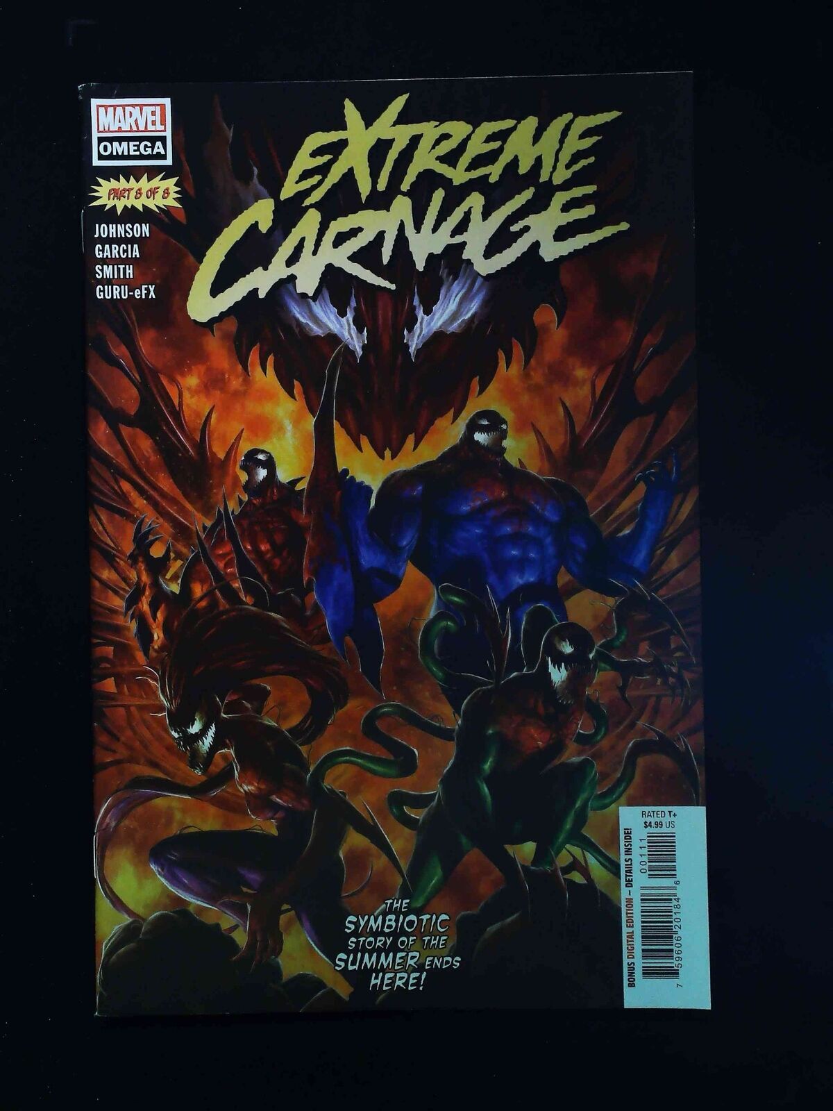 Extreme Carnage Omega #1 Marvel Comics 2021 Vf+ | Comic Books - Modern ...