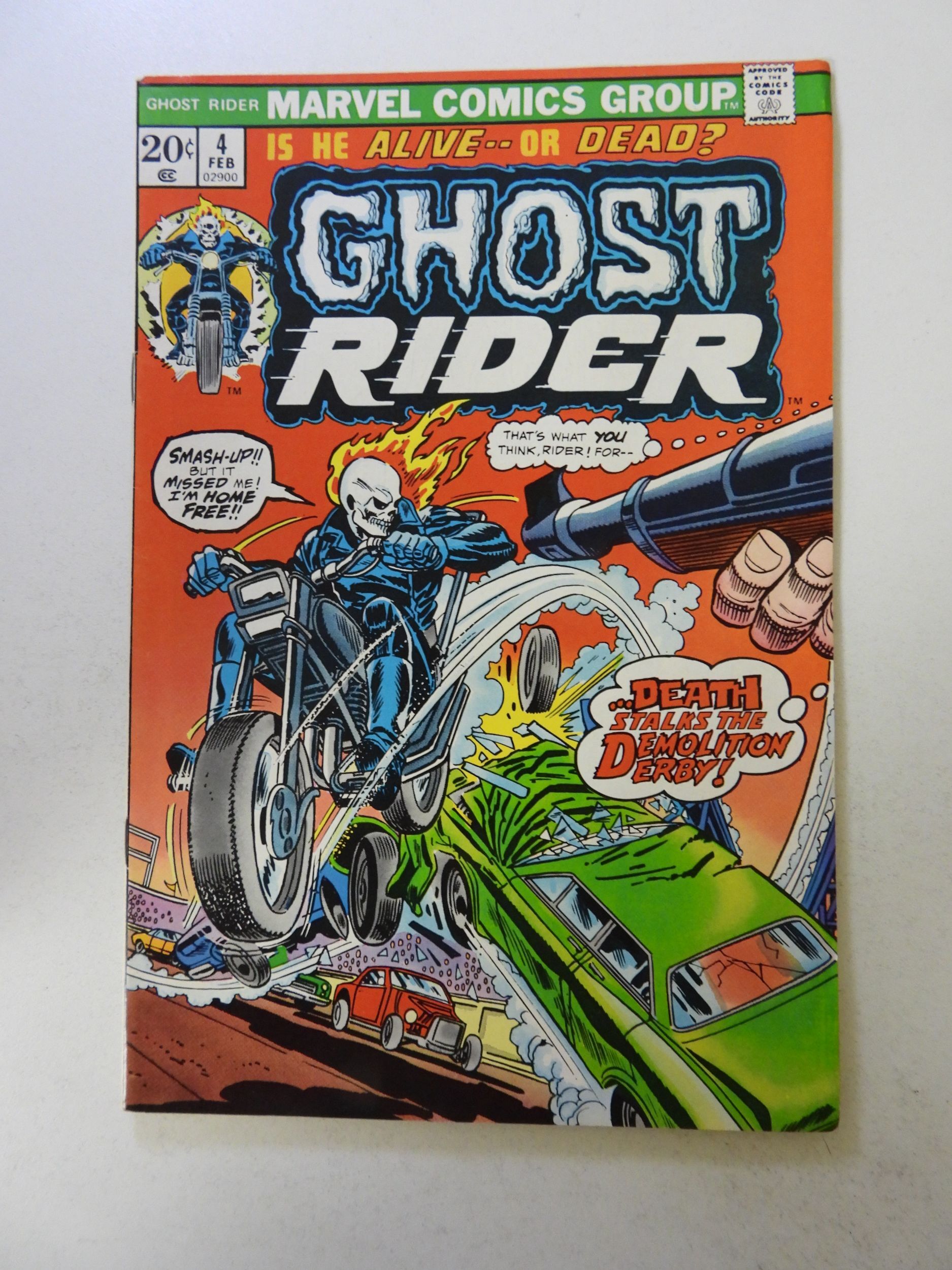 Ghost Rider #4 (1974) VF- condition | Comic Books - Bronze Age, Marvel ...