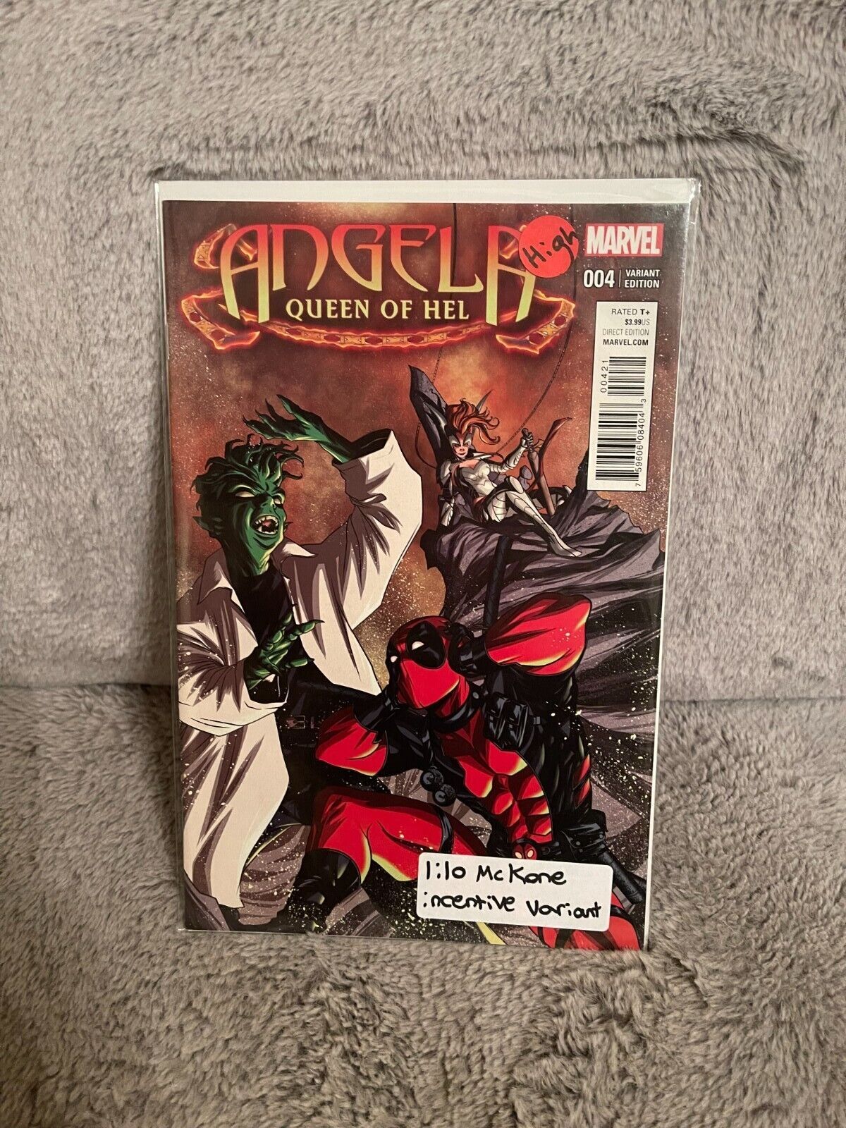 Angela: Queen of Hel #4 1:10 McKone Incentive Variant | Comic Books ...