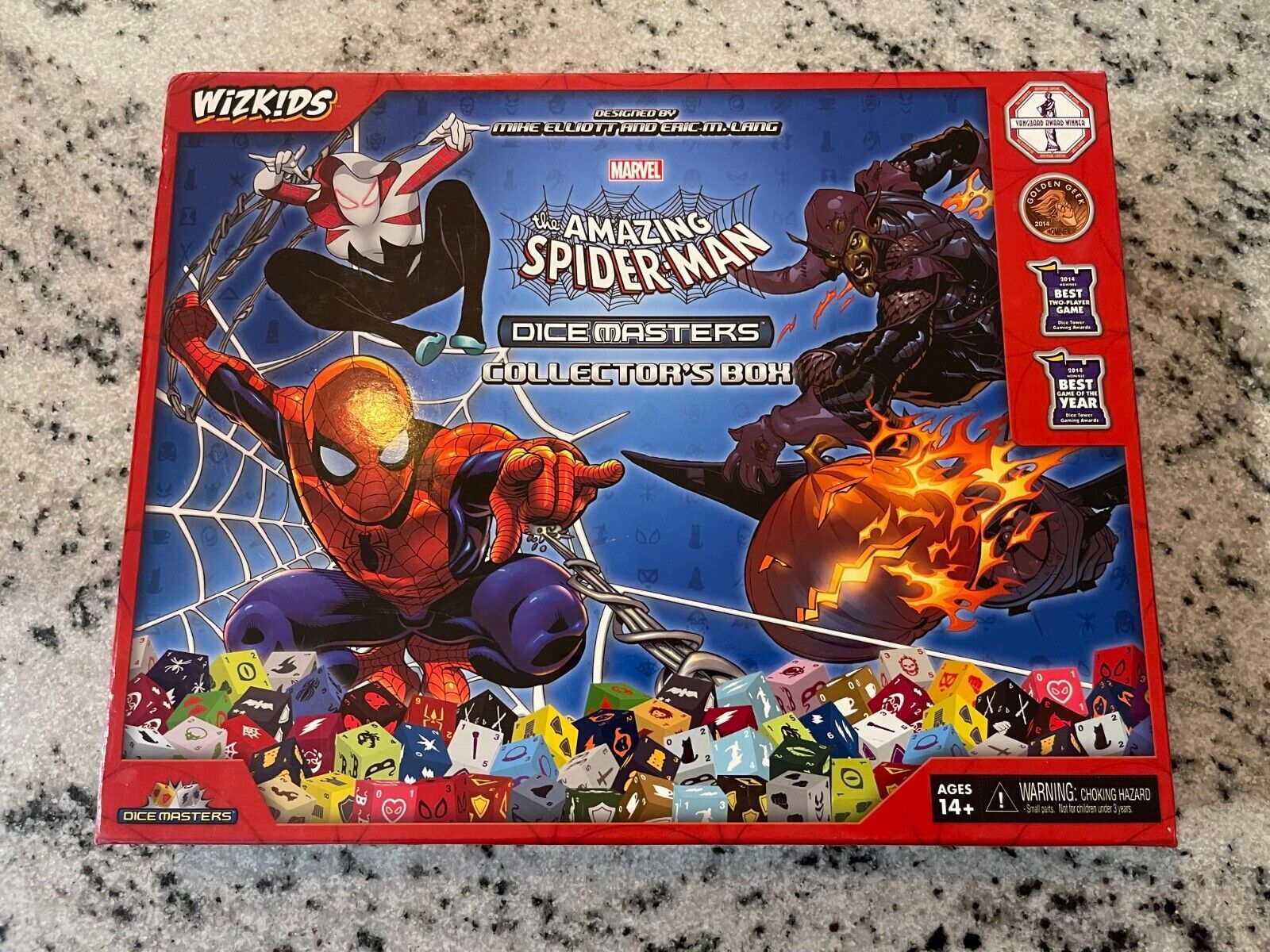 The Amazing Spider-Man Dice Masters Collector's Box Wizkids 2015 Marvel ...