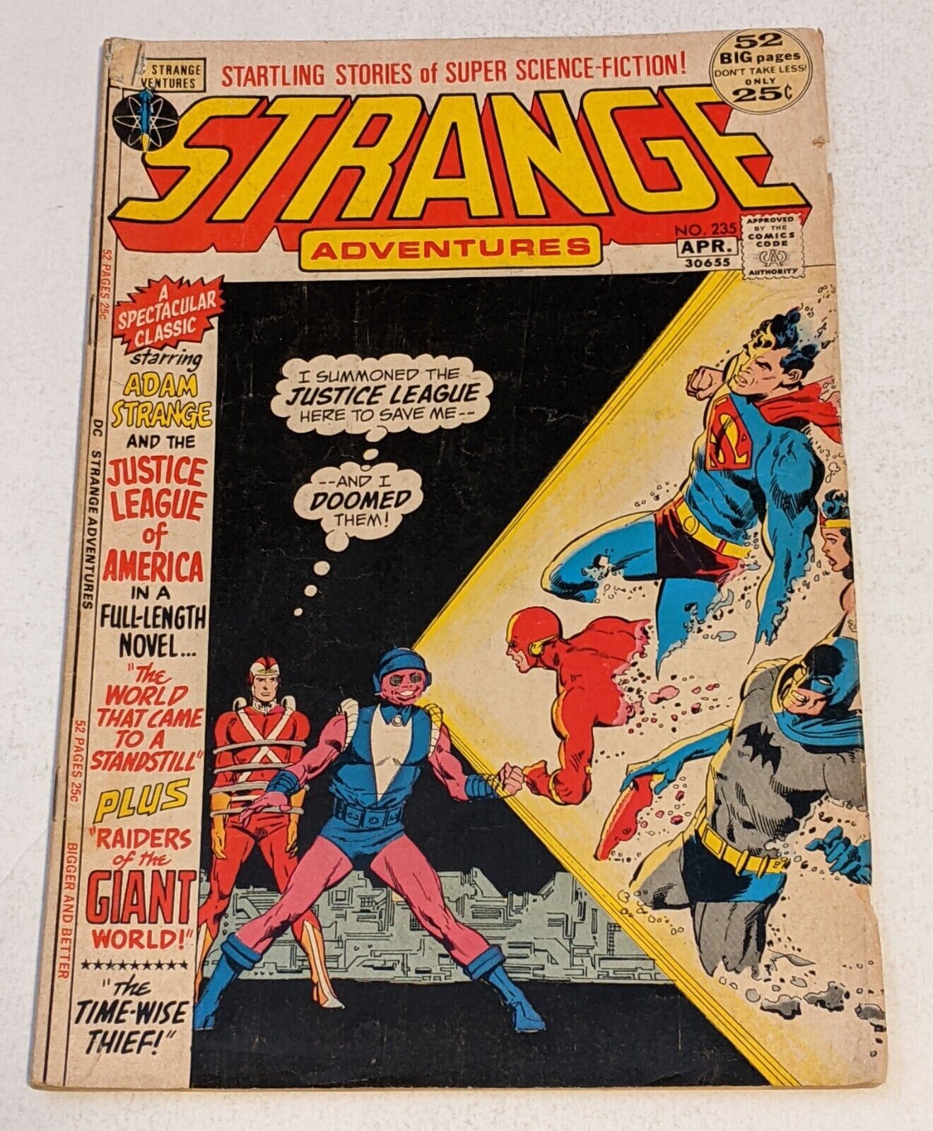 Strange Adventures 235 Apr 1972 Dc G Vg 3 0 Neal Adams Carmine