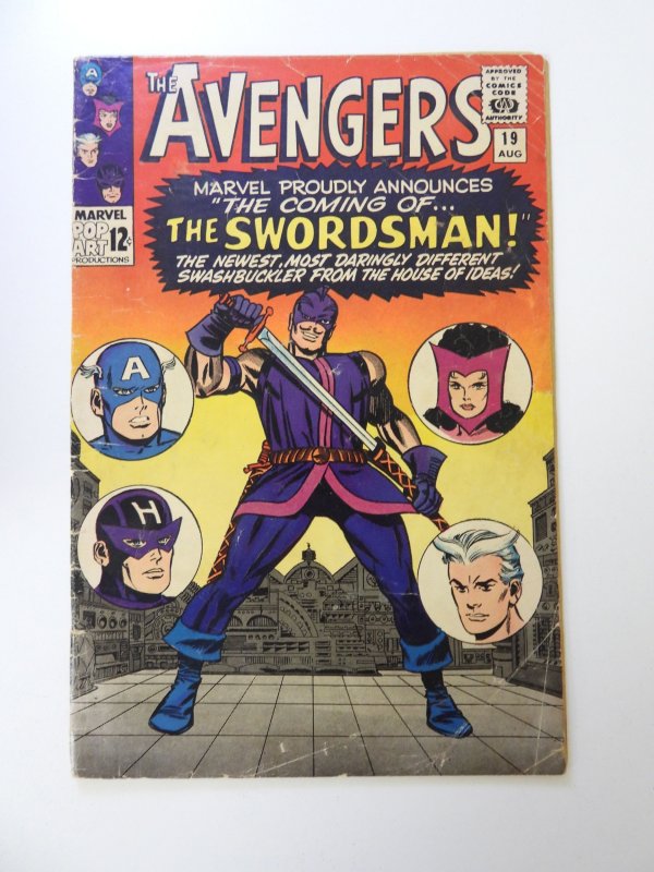 The Avengers #19 1st appearance of The Swordsman VG- condition | Comic ...