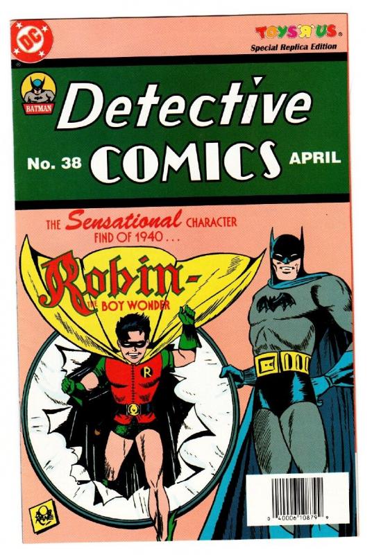 DETECTIVE COMICS #38-Reprint-First appearance of ROBIN-Comic Book ...