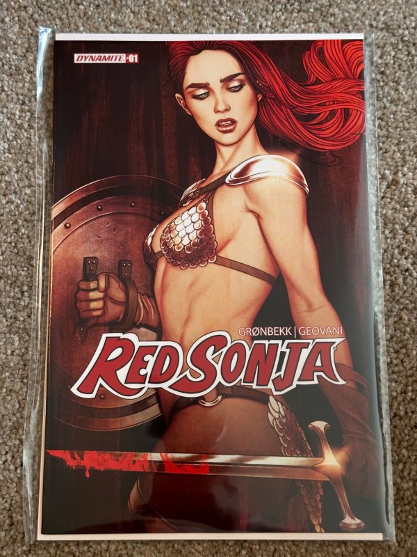 Red Sonja #1 (2023) Jenny Frison variant | Comic Books - Modern Age, Dynamite Entertainment, Red ...