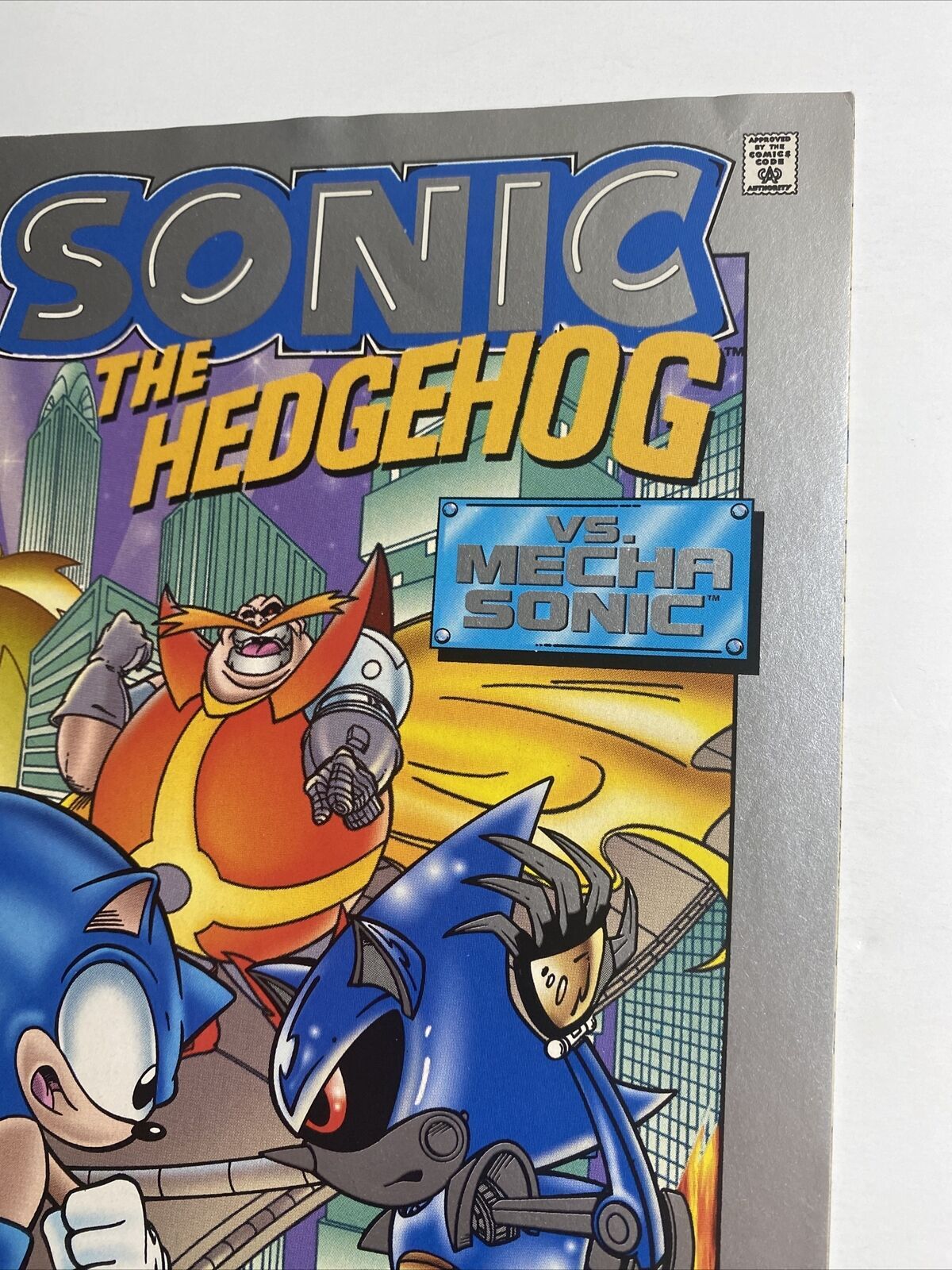 SONIC THE HEDGEHOG #25 NEWSSTAND Variant 1ST METAL SONIC Archie Comics ...