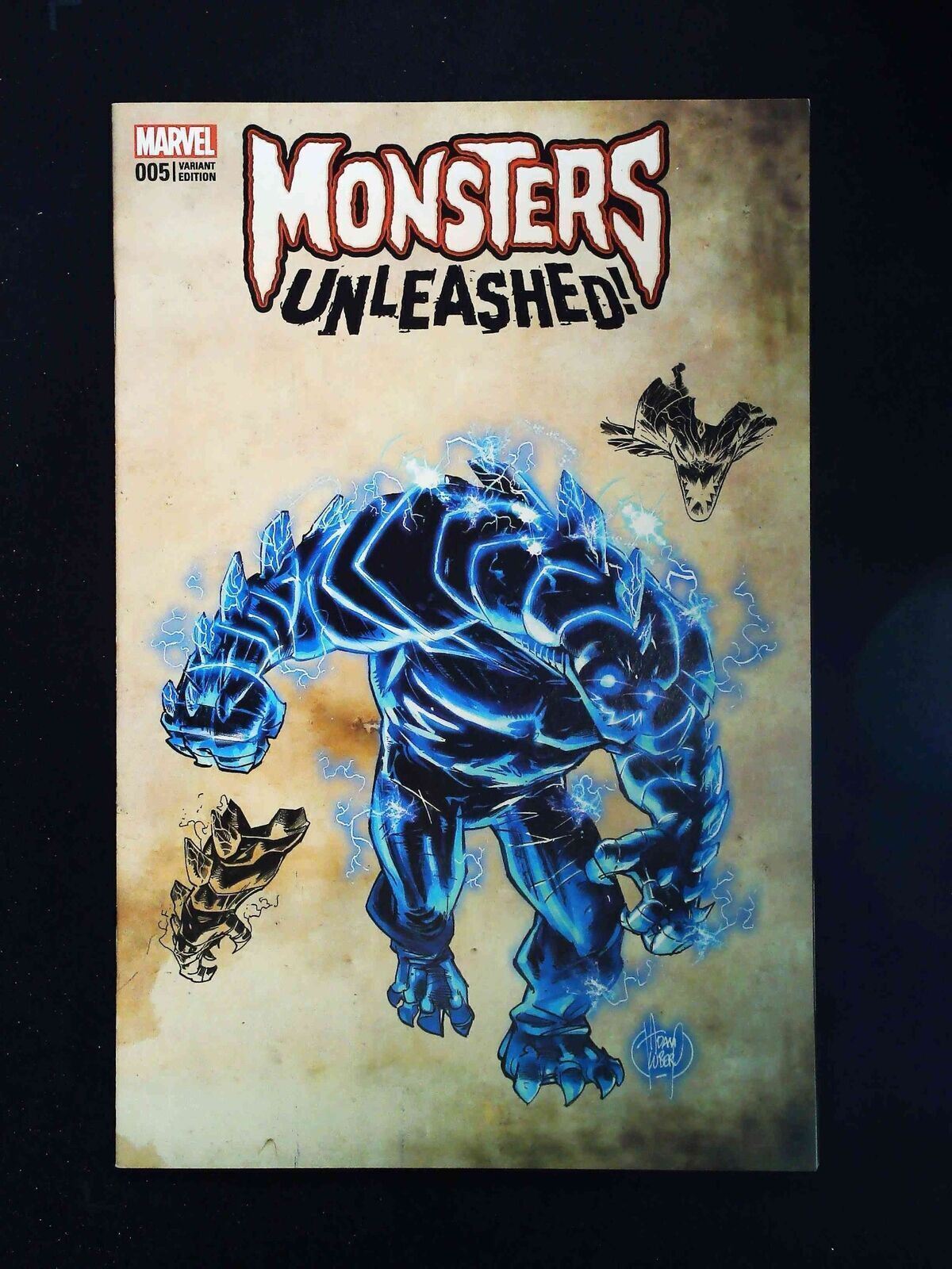 Monsters Unleashed #5E Marvel Comics 2017 Nm Kubert Variant | Comic ...