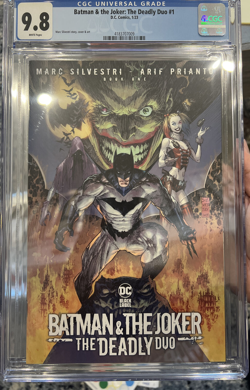 Batman and the Joker Deadly Duo #1 CGC 9.8 DC COMICS MARC SILVESTRI ...