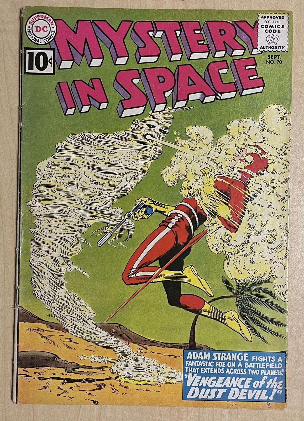 Mystery in Space #70 VG- 3.5 DC 1961 Adam Strange by Infantino ...