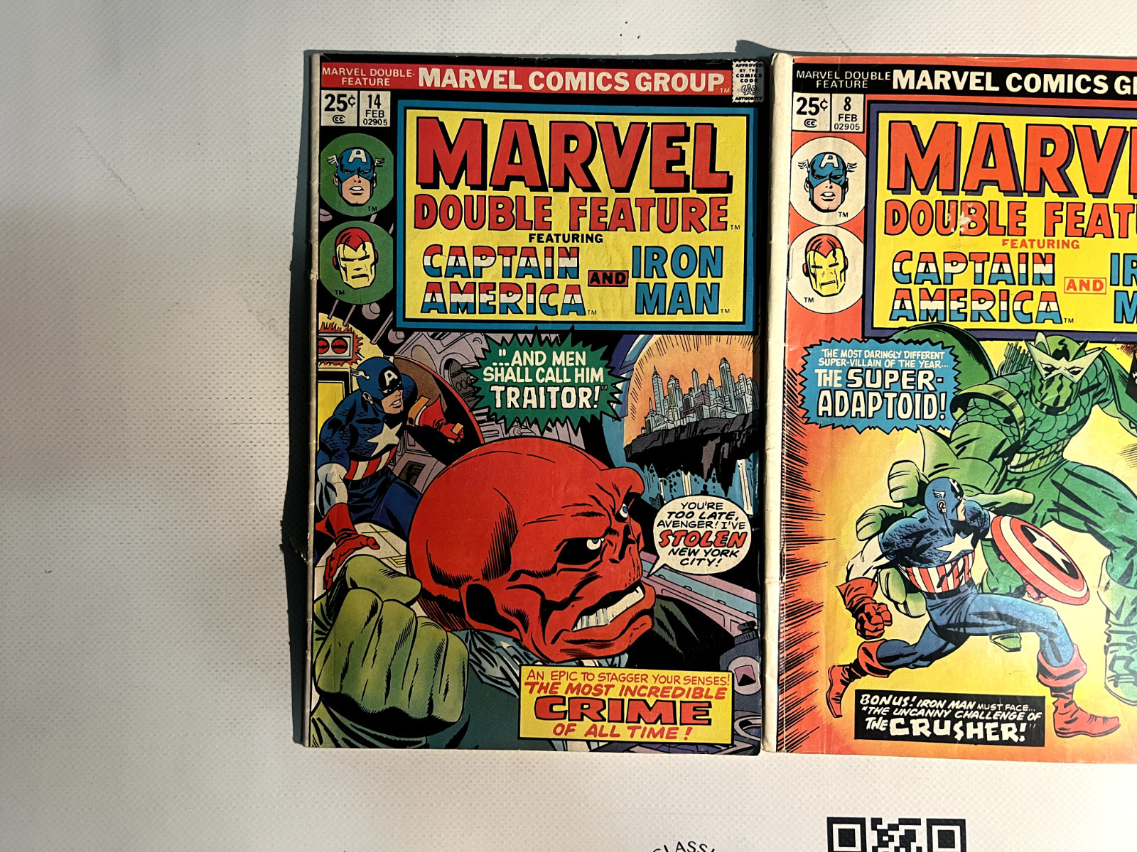 2 Marvel Double Feature Marvel Comic Books# 8 14 Iron Man Thor Avengers 20 JS12 | Comic Books ...