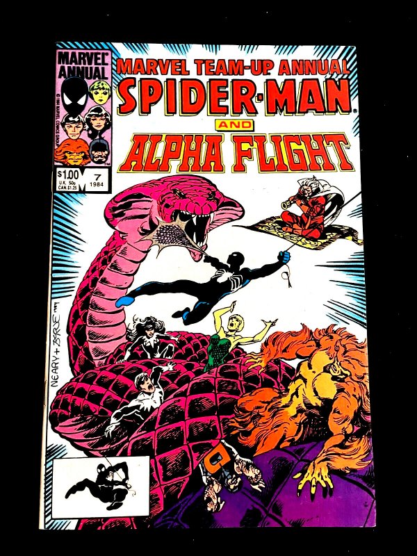 Marvel Team-Up Annual #7 1984 -Spider-Man and Alpha Flight | Comic ...