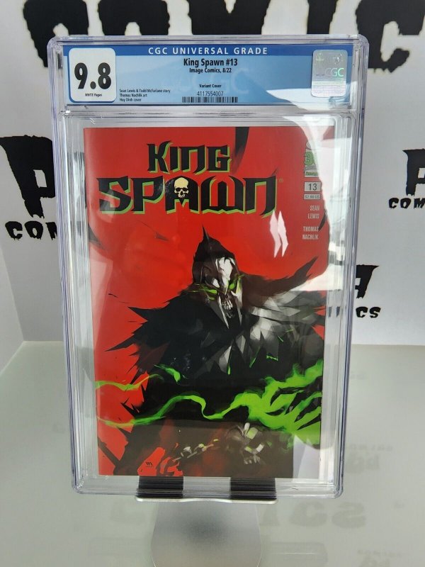 King Spawn #13 Image Comics 2022 9.8 NM/MT CGC GRADED DINH VARIANT ...