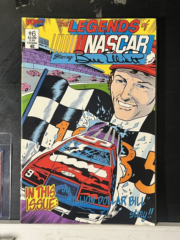 The Legends Of NASCAR #6, 8, 9, & 13 (1990 Vortex) | Comic Books ...