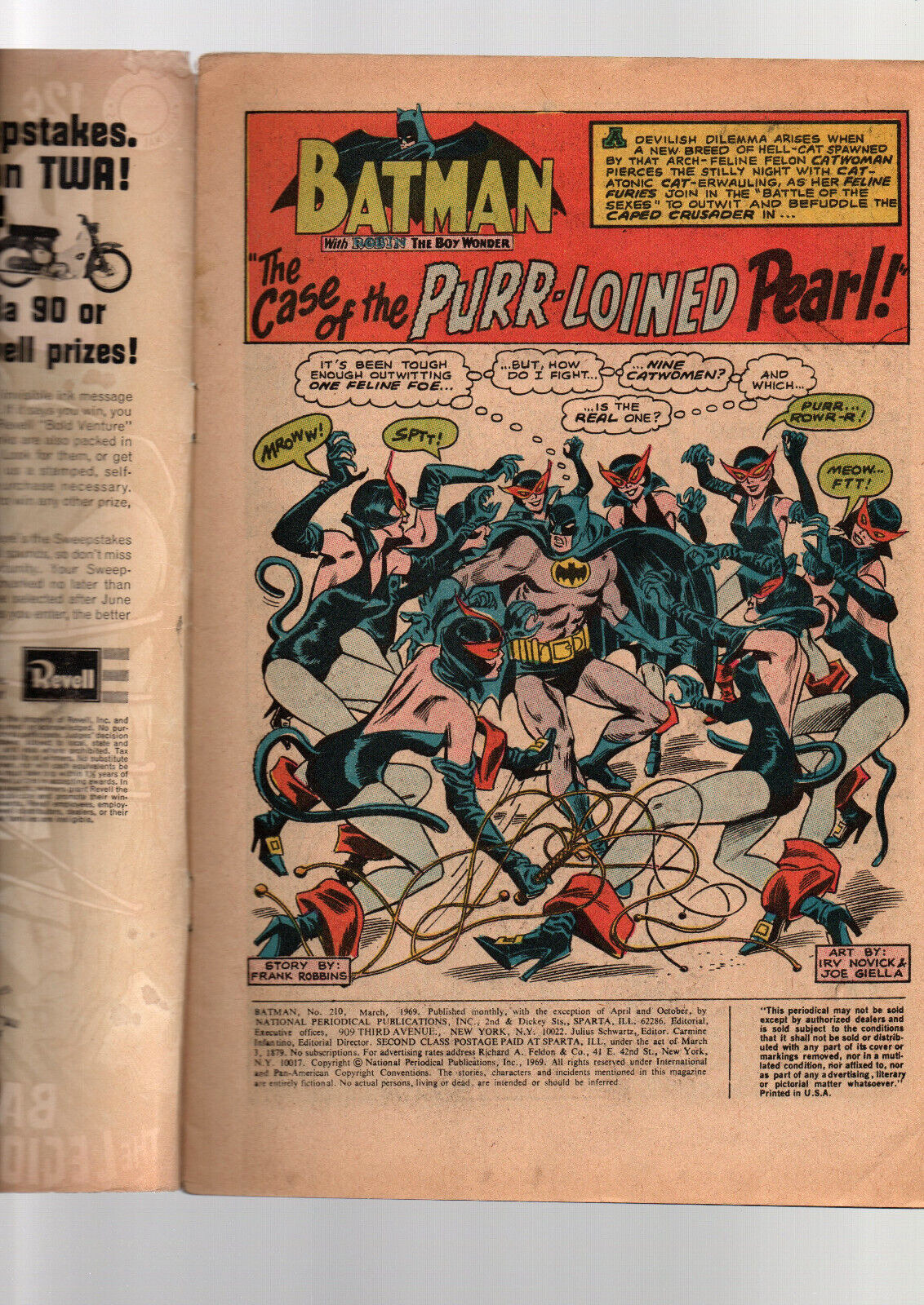 Batman #210 - Catwoman - Neal Adams - KEY - 1969 - FR/GD | Comic Books ...