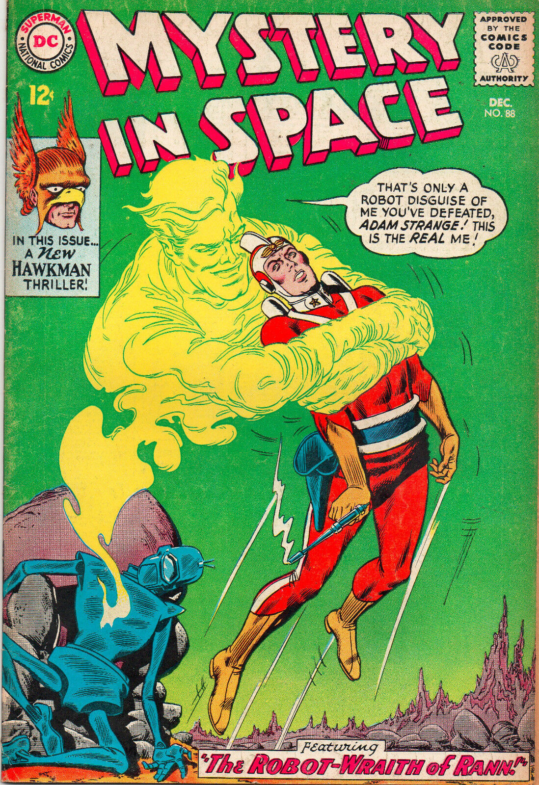 Mystery In Space #88 - Adam Strange & Hawkman - (Grade 5.0) 1963 ...