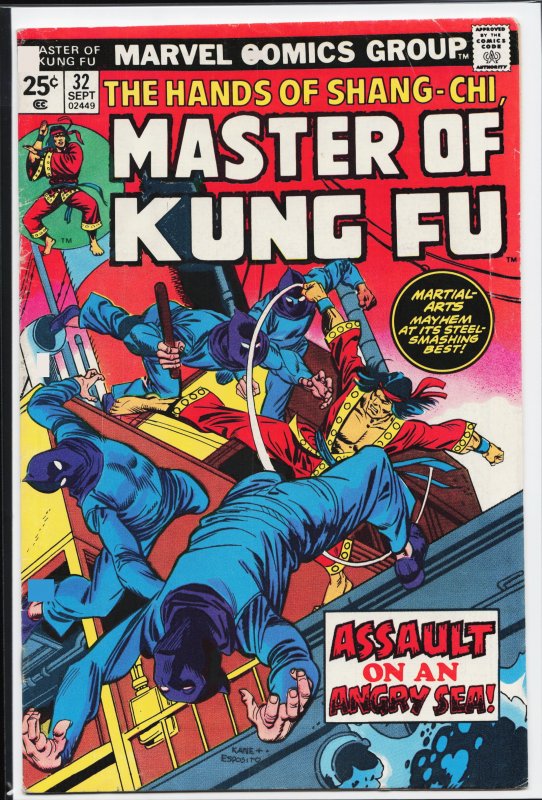 Master of Kung Fu #32 (1975) Master of Kung Fu / Shang-Chi | Comic ...