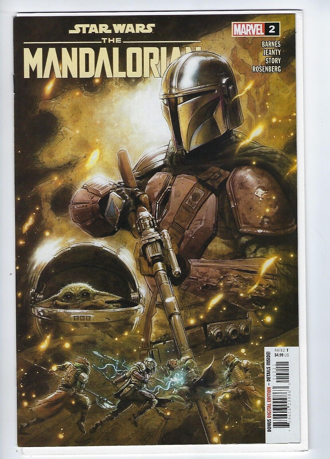 ??Mandalorian #2 (2022) Kaare First Cover Appearance of Grogu/Baby Yoda ...
