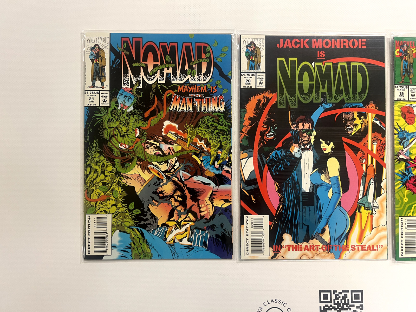3 Nomad Marvel Comic Books #19 20 21 Defenders Thor Spiderman Avengers ...