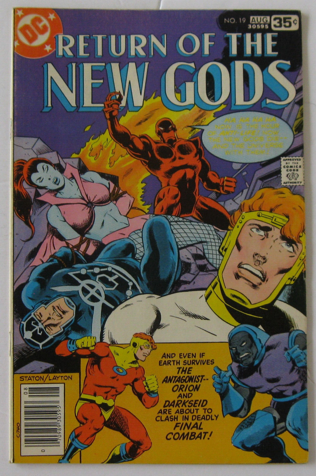 New Gods #19 (Aug 1978, DC), FN condition (6.0), Darkseid storyline w ...