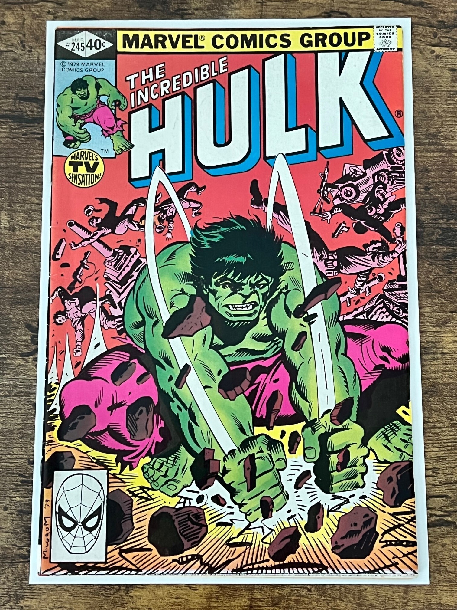 The Incredible Hulk #245 (1980). VF. 1st app The Super Mandroid (Col ...