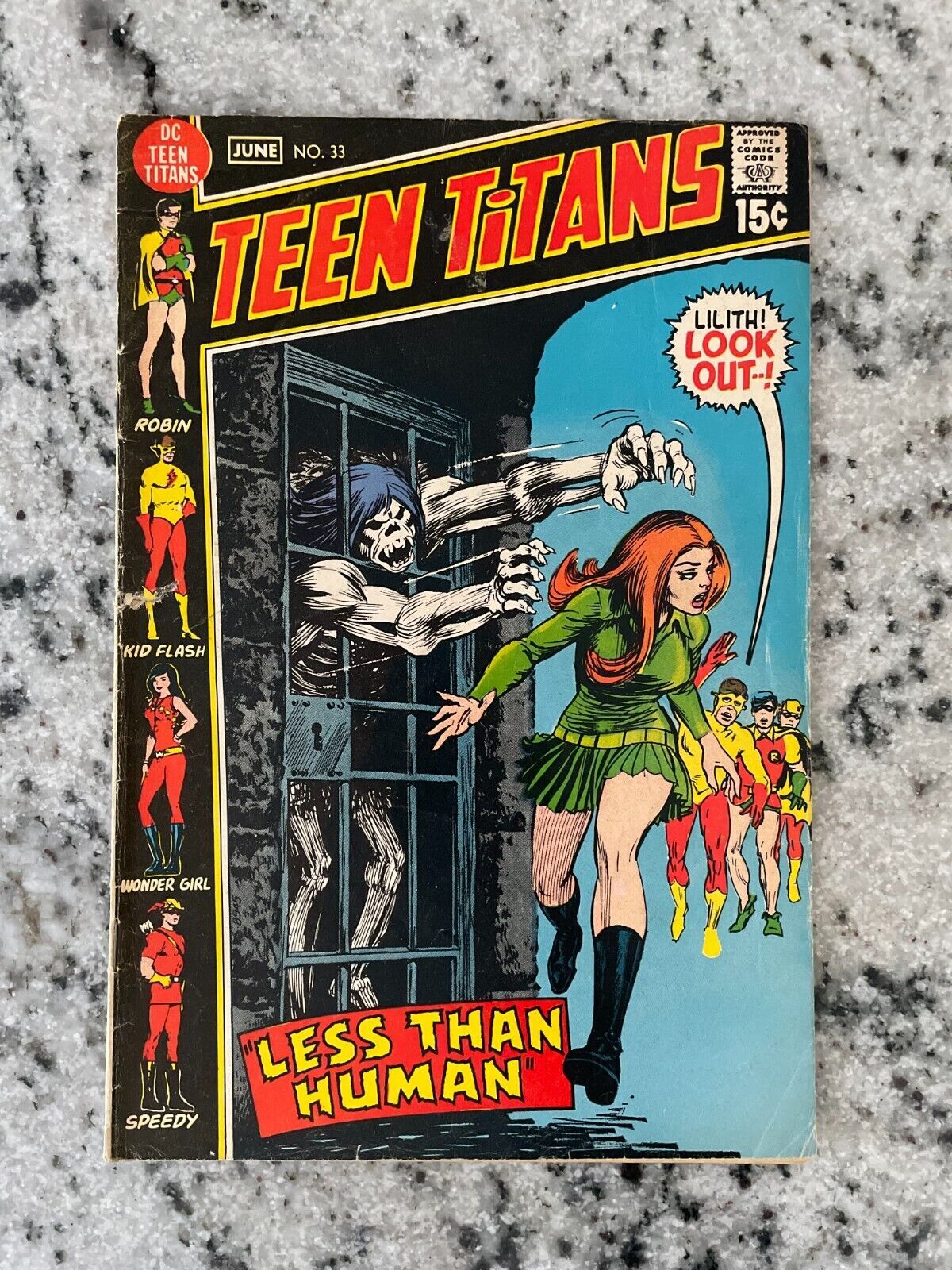 Teen Titans # 33 VG DC Silver Age Comic Book Robin Flash Aqualad Wonder ...