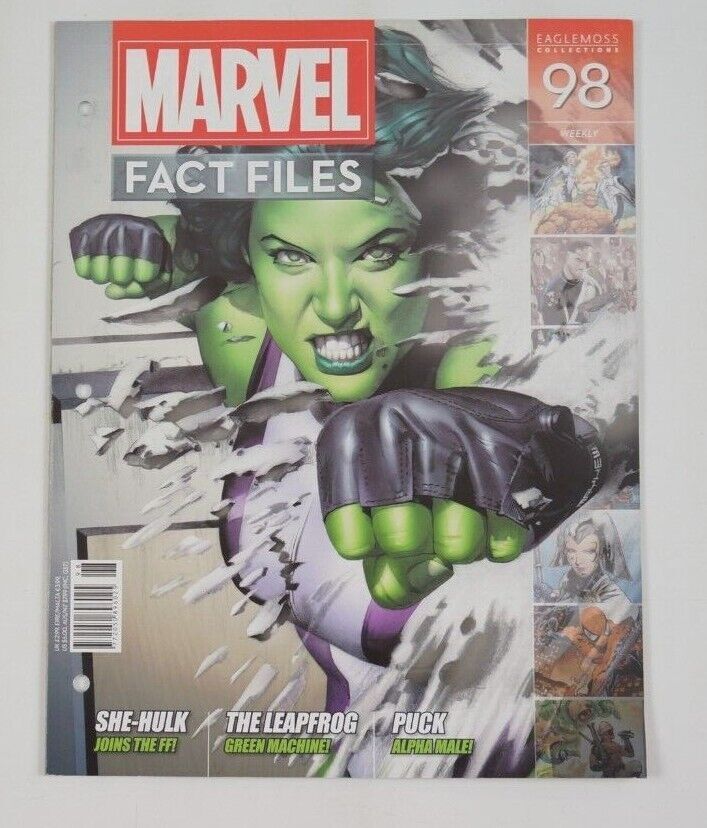 Marvel Fact Files #98 VF Eaglemoss Collections - She-Hulk X-Force Cable ...