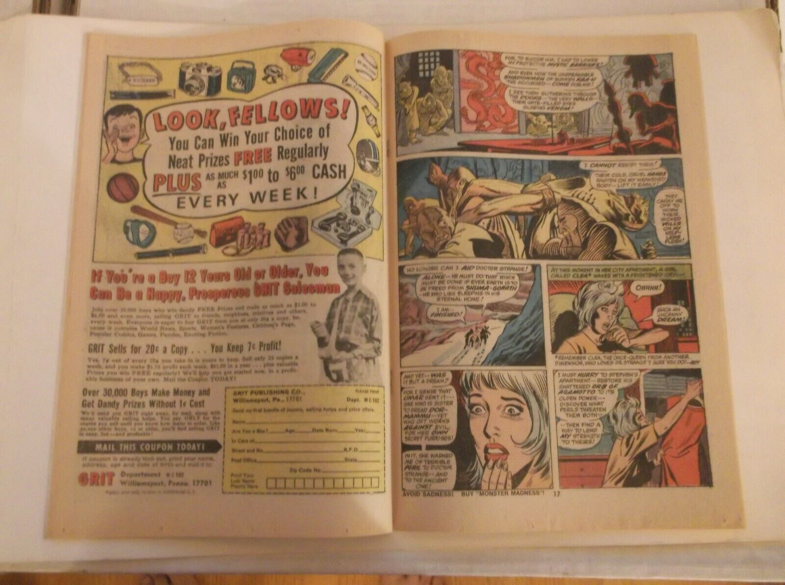 Marvel Premiere #5, 1st APP. of Vishanti/Agamotto+More..., 1972, FN (6. ...