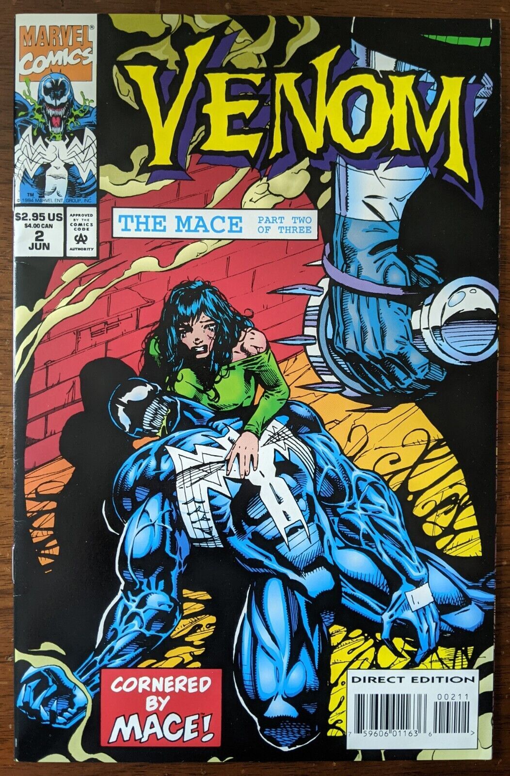 Venom The Mace #2 - Eddie Brock Mini-Series! Spider-Man - 1994 | Comic ...