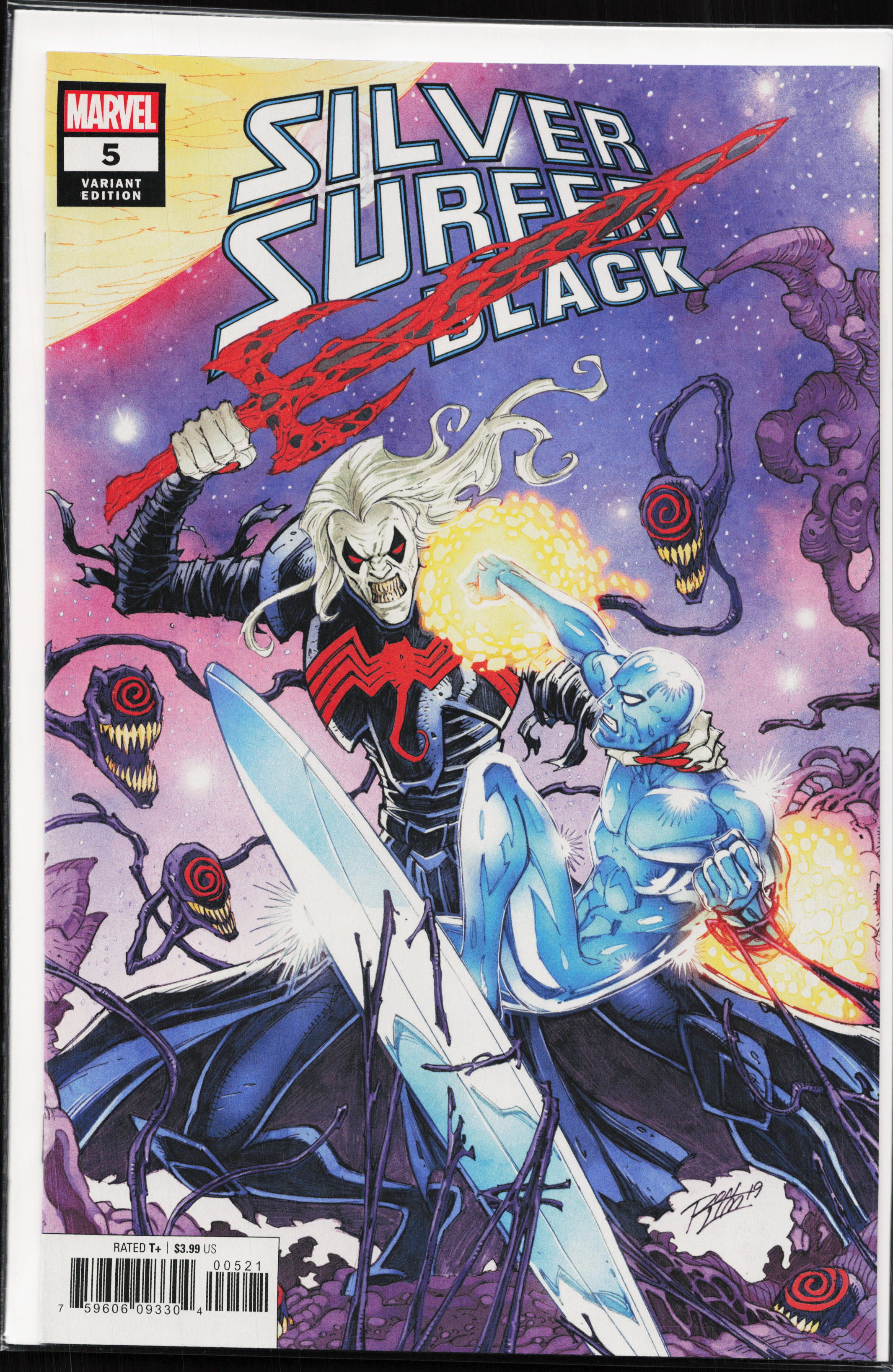 Silver Surfer: Black #5 Lim Cover (2019) Silver Surfer | Comic Books ...